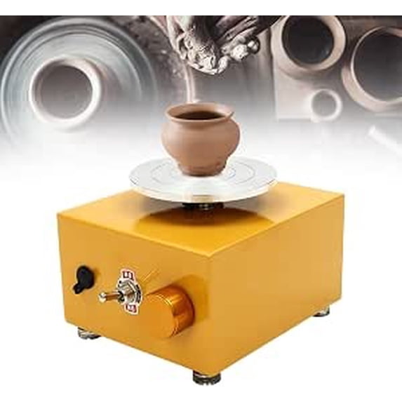 Mini Pottery Wheel Kit With 2 Dual Turntables , 2000RPM Adjustable ...