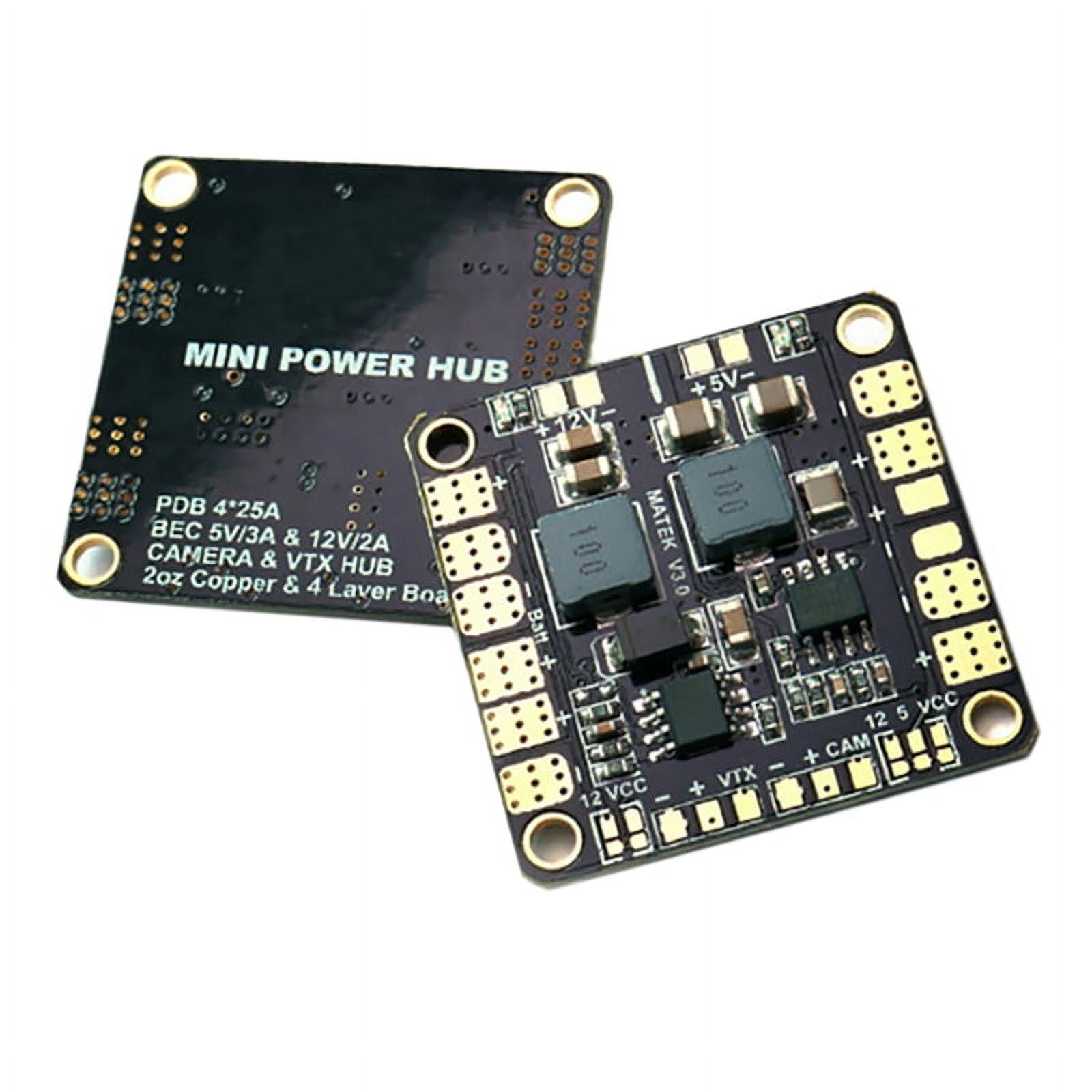 Mini Power Hub Power Distribution Board PDB with BEC 5V & 12V for FPV ...