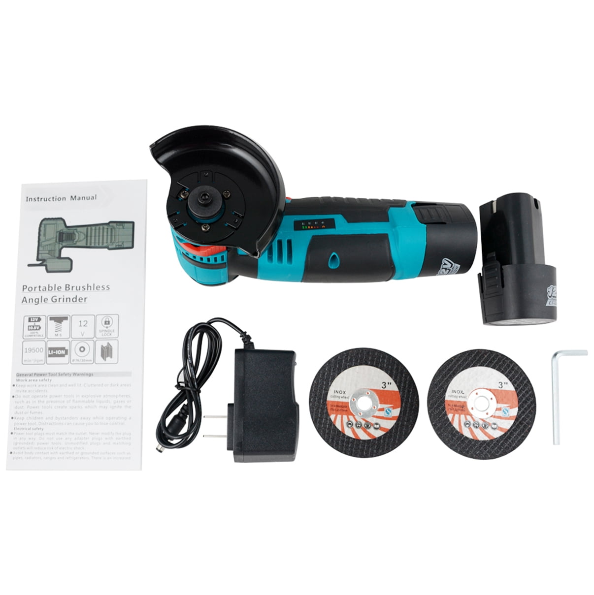 Mini Powerful Motor Brushless Angle Grinder Cutting Machine Safe, Easy ...