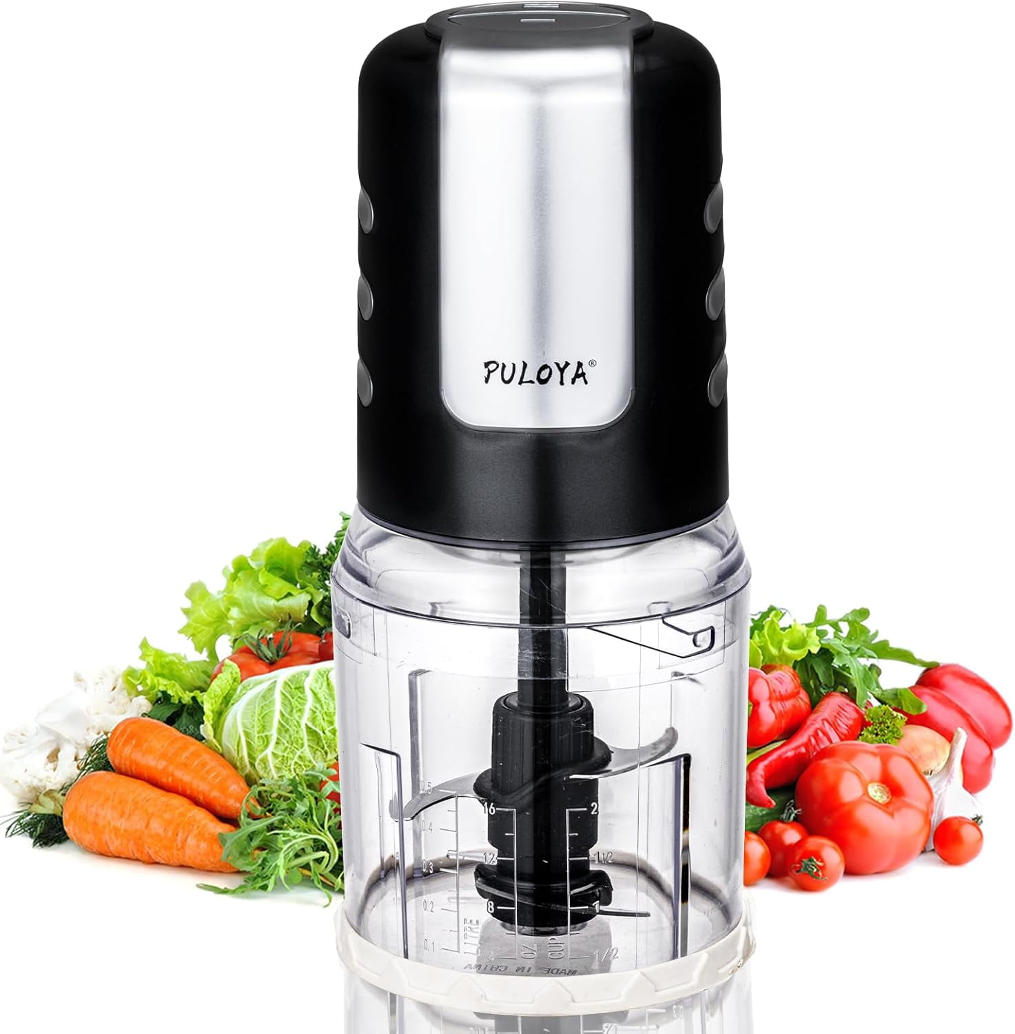 Mini Prep Food Processor for Chopping Mincing and Puree Ve ables and ...