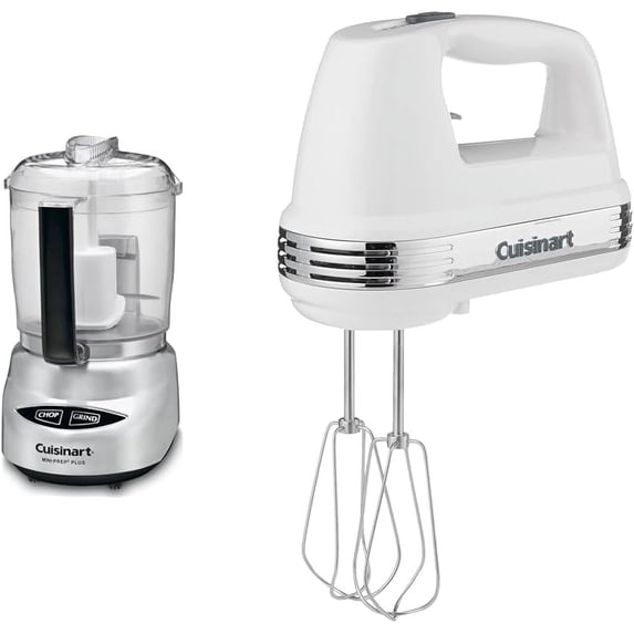 Mini Prep Plus Food Processor, 4 Cup, Brushed Stainless & HM-50 Power ...