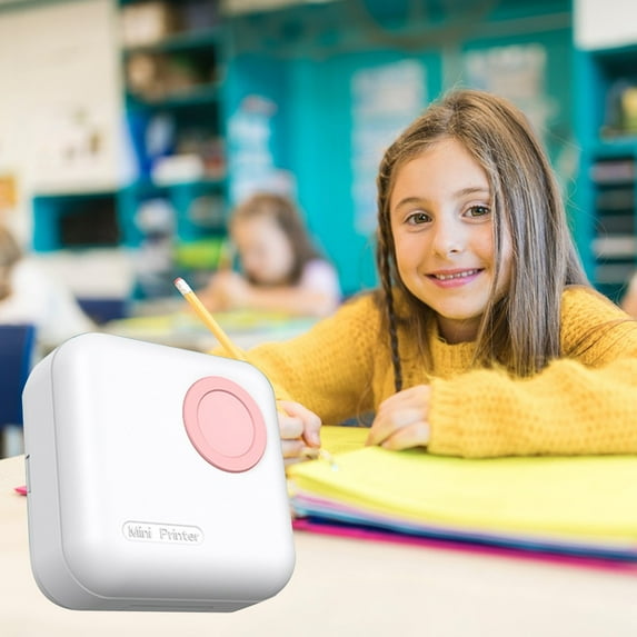 Mini Printer under $5! Yrmaups Mini Thermal Printer, Portable Wireless ...