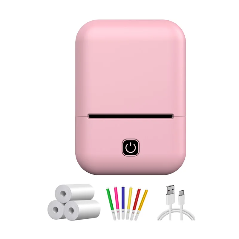 Mini Printer Home Student Handheld Handbook Portable label Printer ...