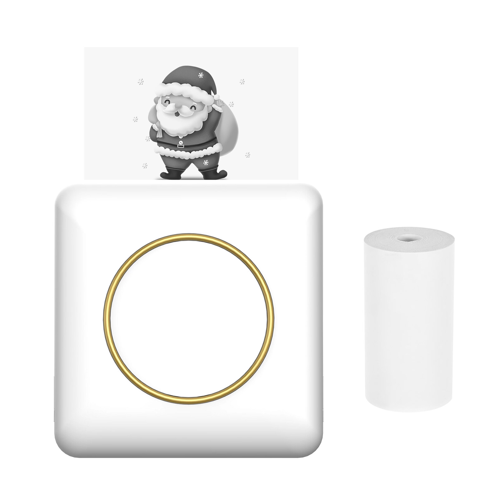 Mini Printer Pocket Photo Portable Thermal Printing Machine 203dpi Wireless Bt Connection For