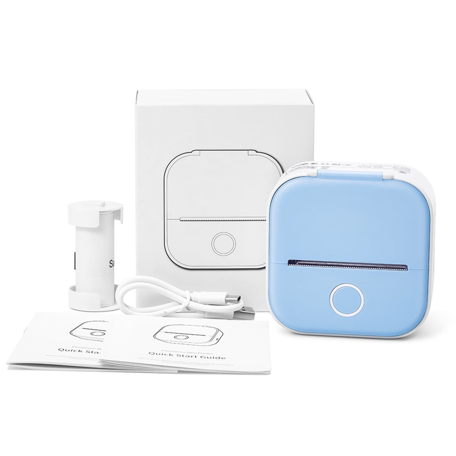 Mini Printer - T02 Mini Sticker Printer Machine, Wireless Portable ...