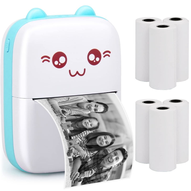 Mini Printer Thermal Paper Label Sticker Colorful Self-adhesive Thermal ...