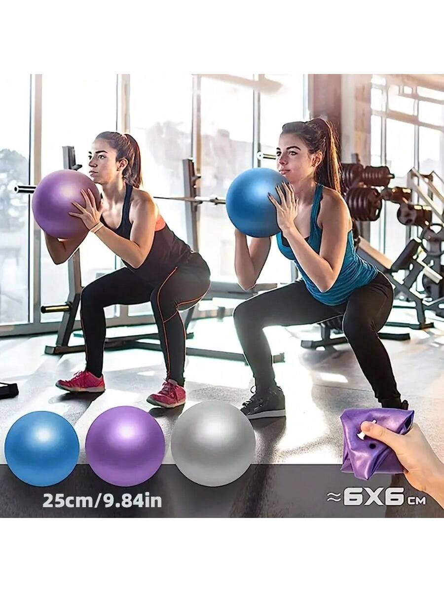 Mini Pro Thickened Yoga Ball - Ideal For Pilates, Fitness Exercise ...