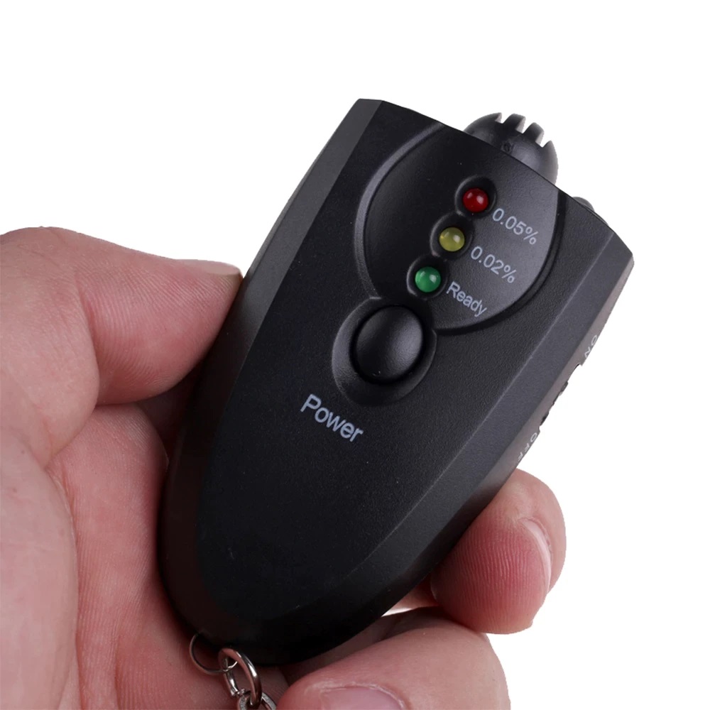 Mini Professional Key Chain Alcohol Breath Tester Breathalyzer Analyzer ...