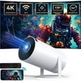 Mini Projector, 4K 1080P Support Portable Smart Projector for 180 ...