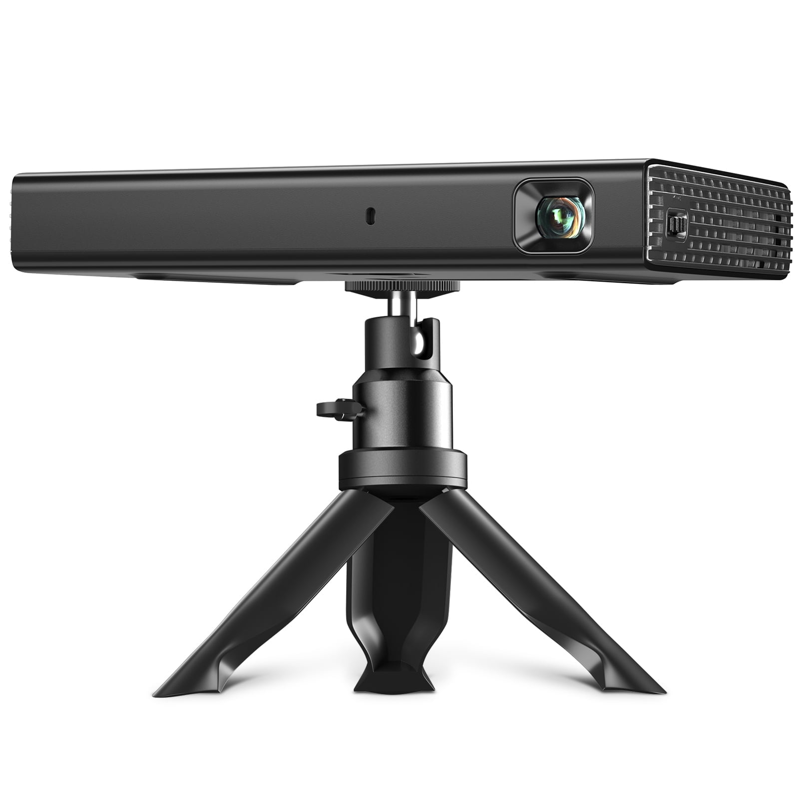 Mini Projector 4K,CIBESET Pocket DLP Rechargeable Short Throw Projector ...