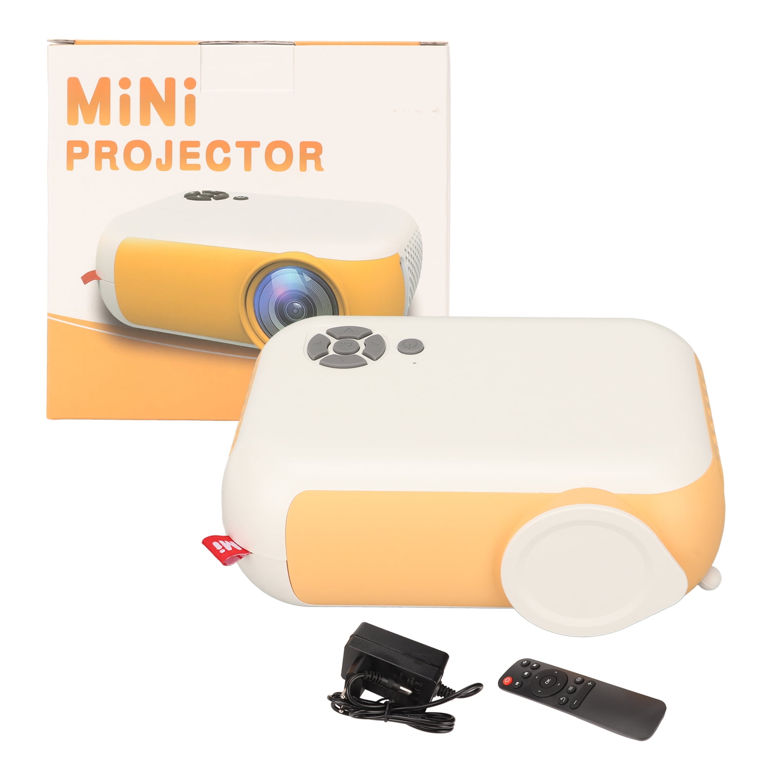 Mini Projector HD 1920x1080 Resolution Projection Distance 0.5 to 3.3M ...