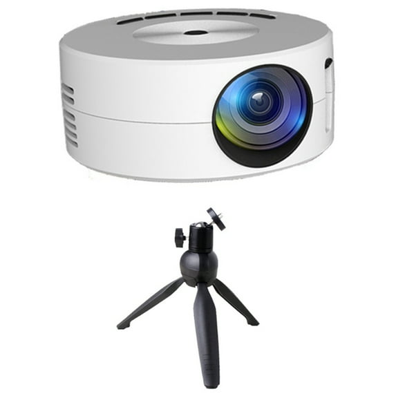 Mini Projector LED Home Media Player Audio Portable Projectors with ...