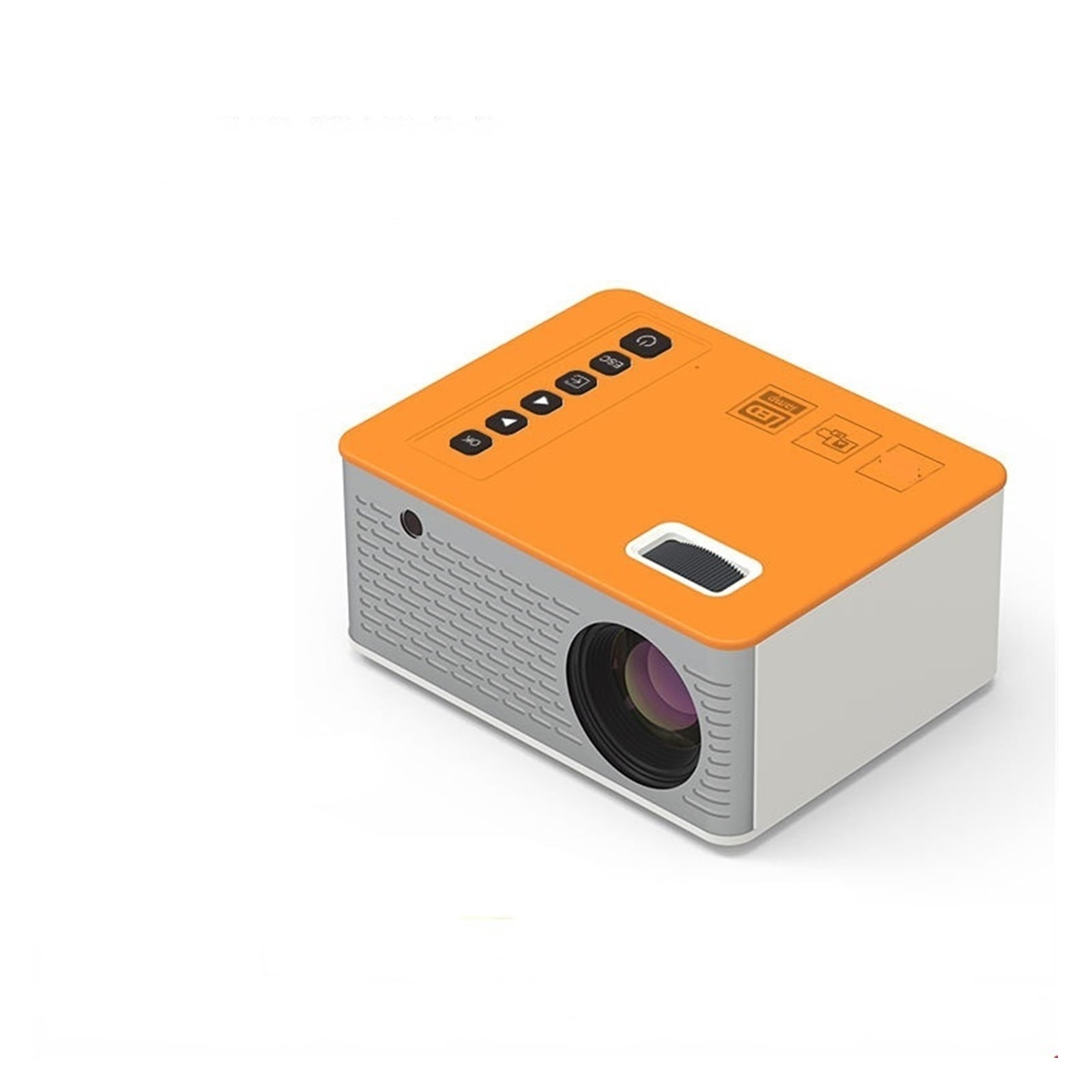 Mini Projector Portable Home Stereo System Small Projector LED Home ...