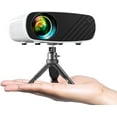 Mini Projector, Portable Projector for iPhone, 7000L with Synchronize ...