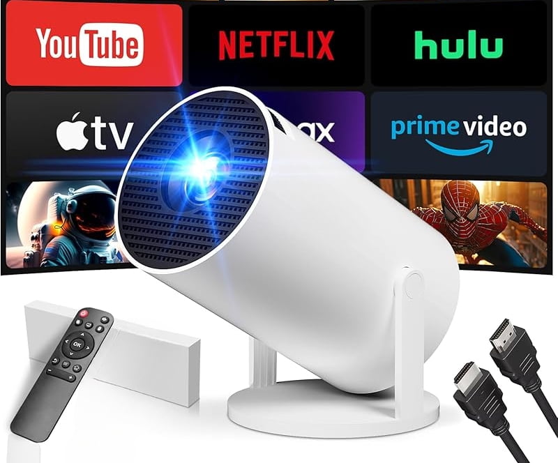 Mini Projector Support 1080P 4K Projector,, Mini Projector Smart for ...