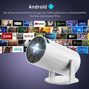 "GROVIEW H1 Projector, 1080P Full HD, 4K Support, 5G WiFi, Bluetooth 5. ...