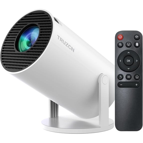 Mini Projector with WiFi 6 and Bluetooth 5.2, Portable Projector Built ...