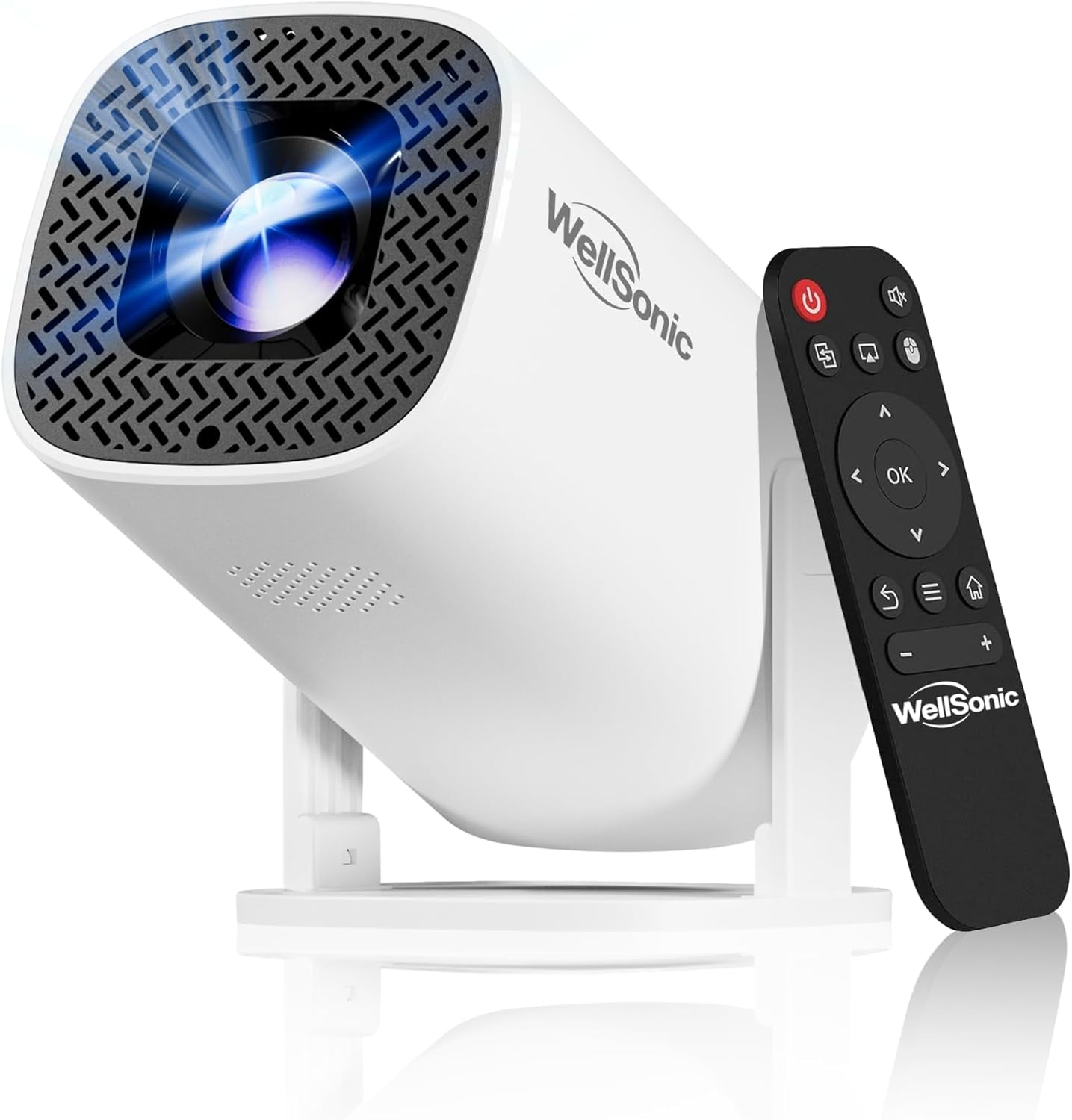 Mini Projector with Wifi and Bluetooth, Build-in Android 14, Portable ...