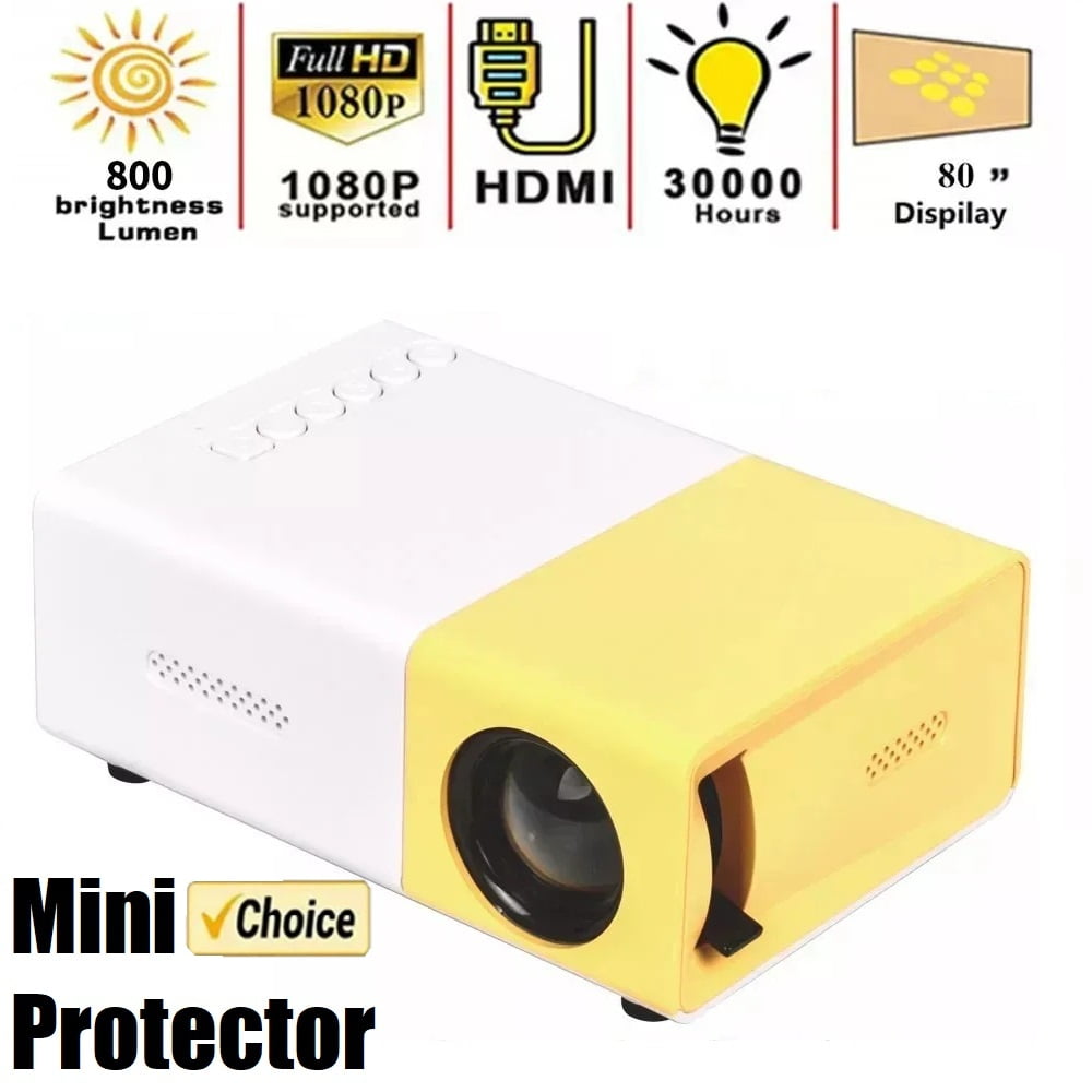 Mini Projector YG300 Pro LED Supported 1080P Full HD Portable Beamer ...