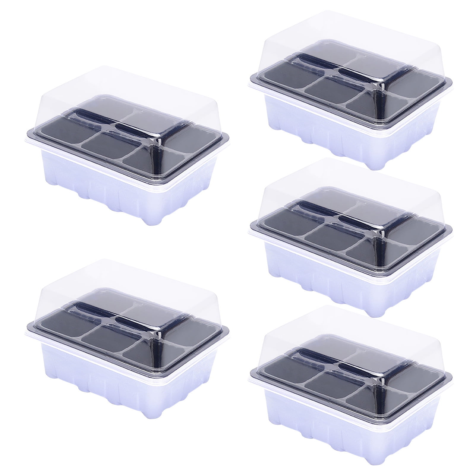Mini Propagator Plant Greenhouse Grow Box with Transparent Lid ...