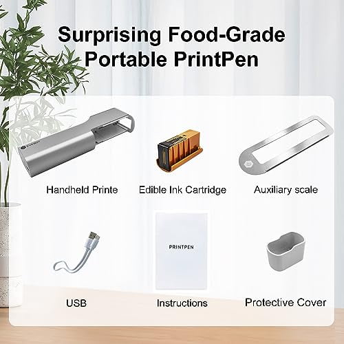 Mini Protable Handheld Inkjet Printer Food Printer Coffee Printer Latte ...