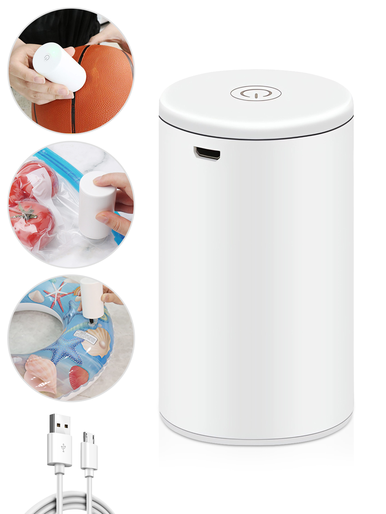 Mini Pumping and Filling Multi-use Vacuum Storage Bag for Clothes Food ...