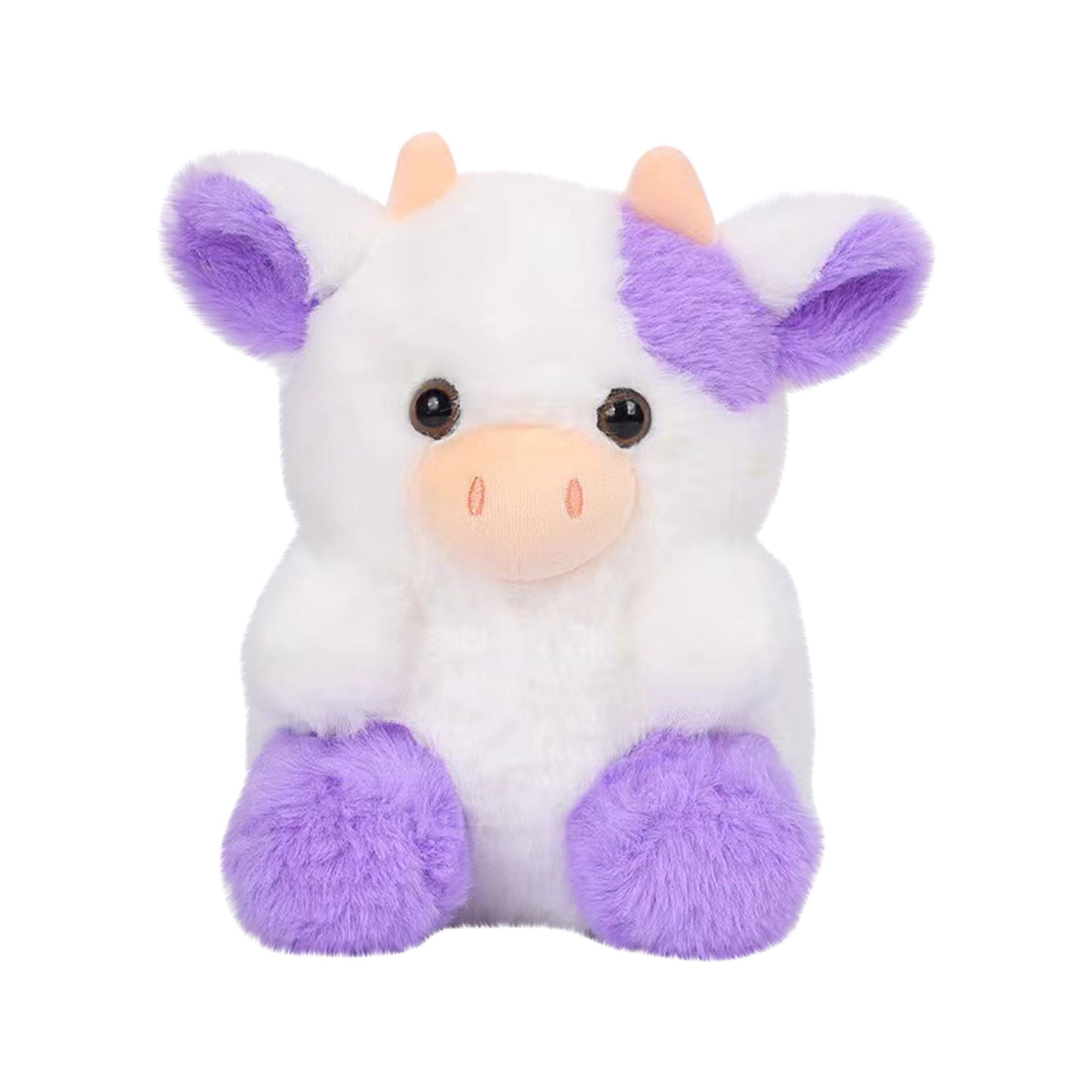 Mini Purple Cow Palm Pal - 5Inch Skyla Blueberry Cow - Adorable Stuffed ...