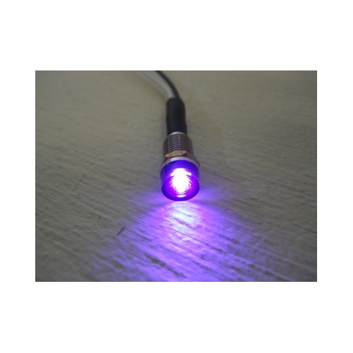 Mini Purple LED Dash Accent Indicator Lights / 1/4" Diameter/Set of 2 ...