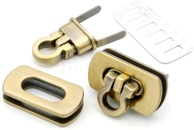 Mini Purse Lock Metal Flip Lock Craft Case Clasp Turn Flip Lock Purse ...