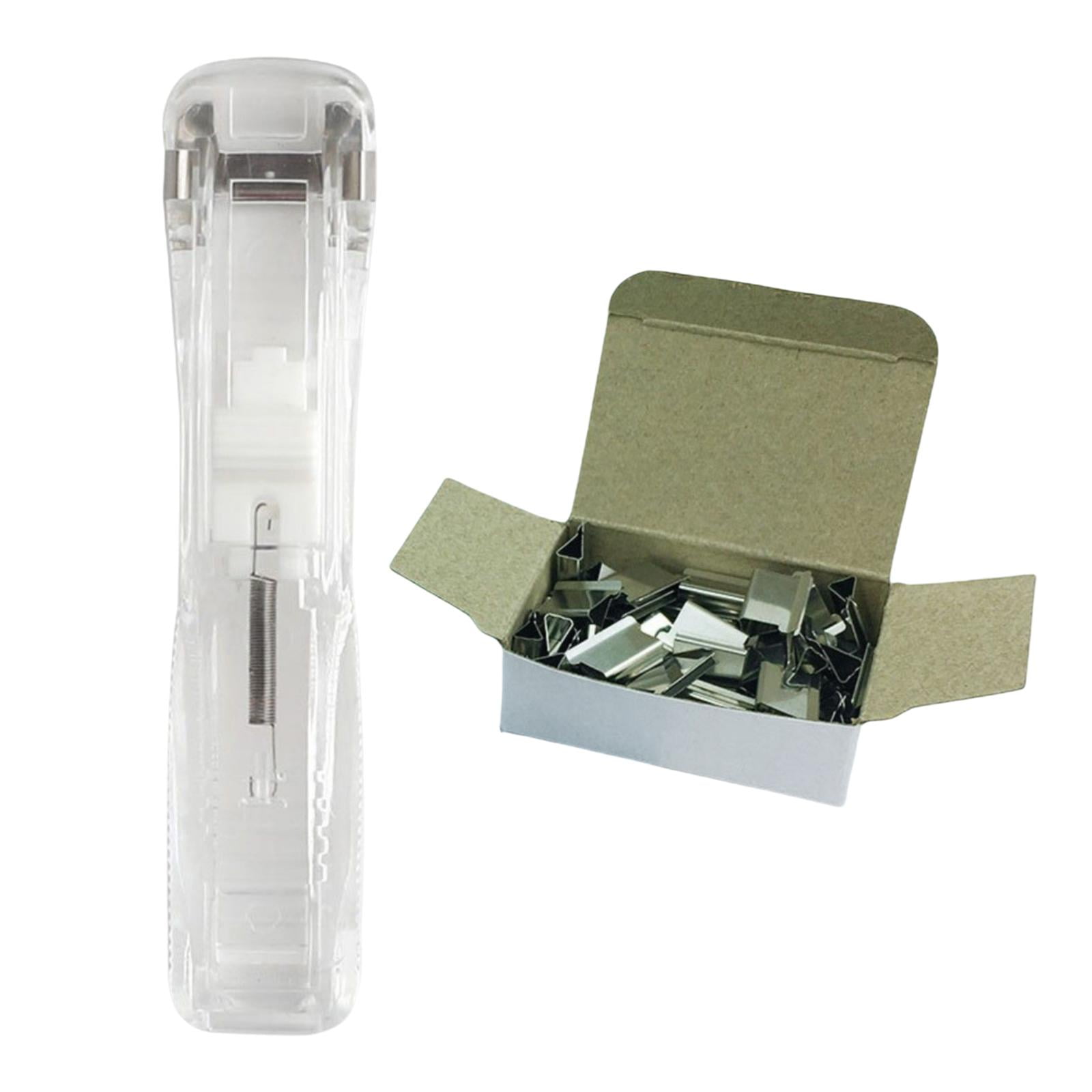 Mini Push Stapler with 50 Clips Office Supplies Desk Accessory Durable ...