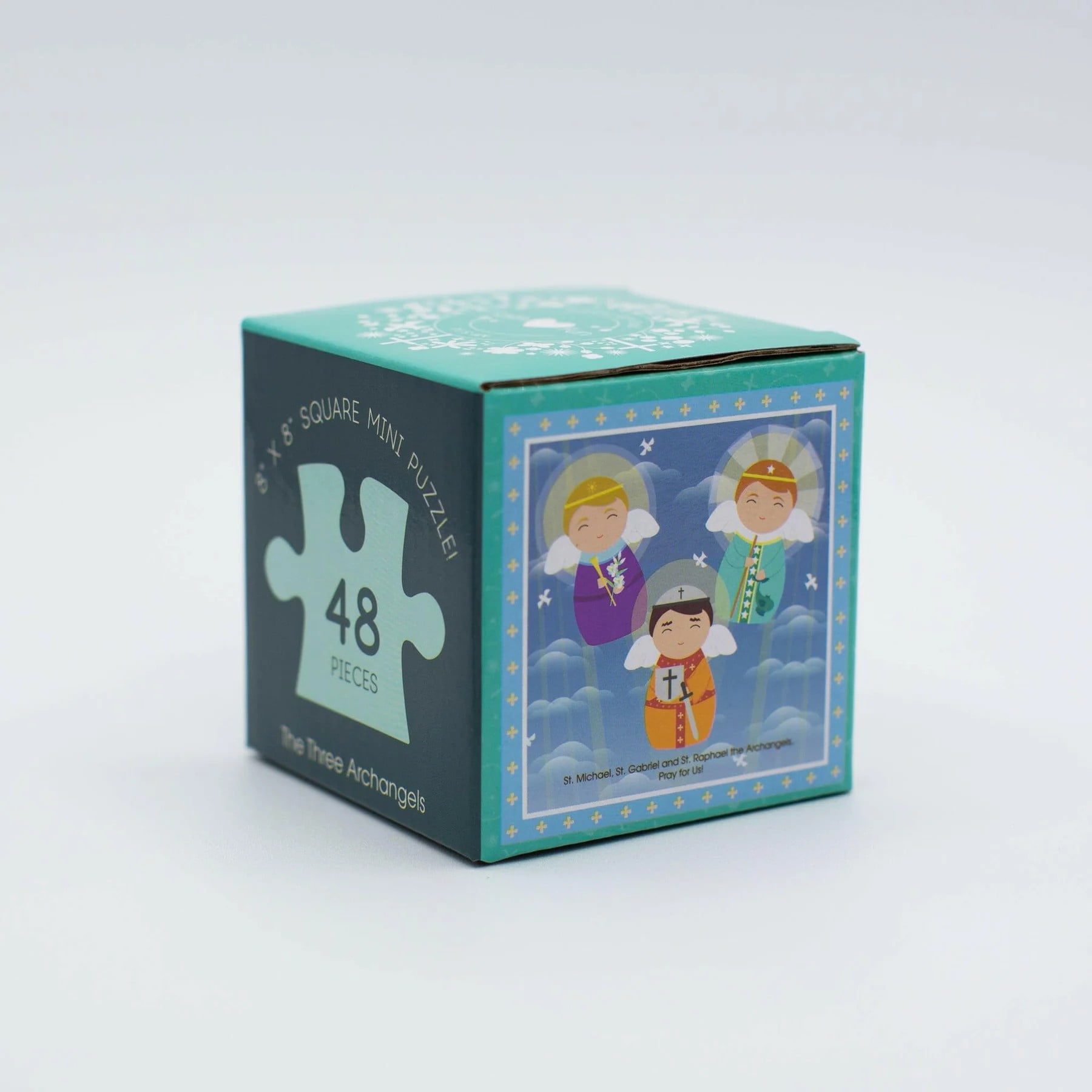 Mini Puzzle The 3 Archangels St. Michael Raphael Gabriel NEWPuzzle 8x8 ...