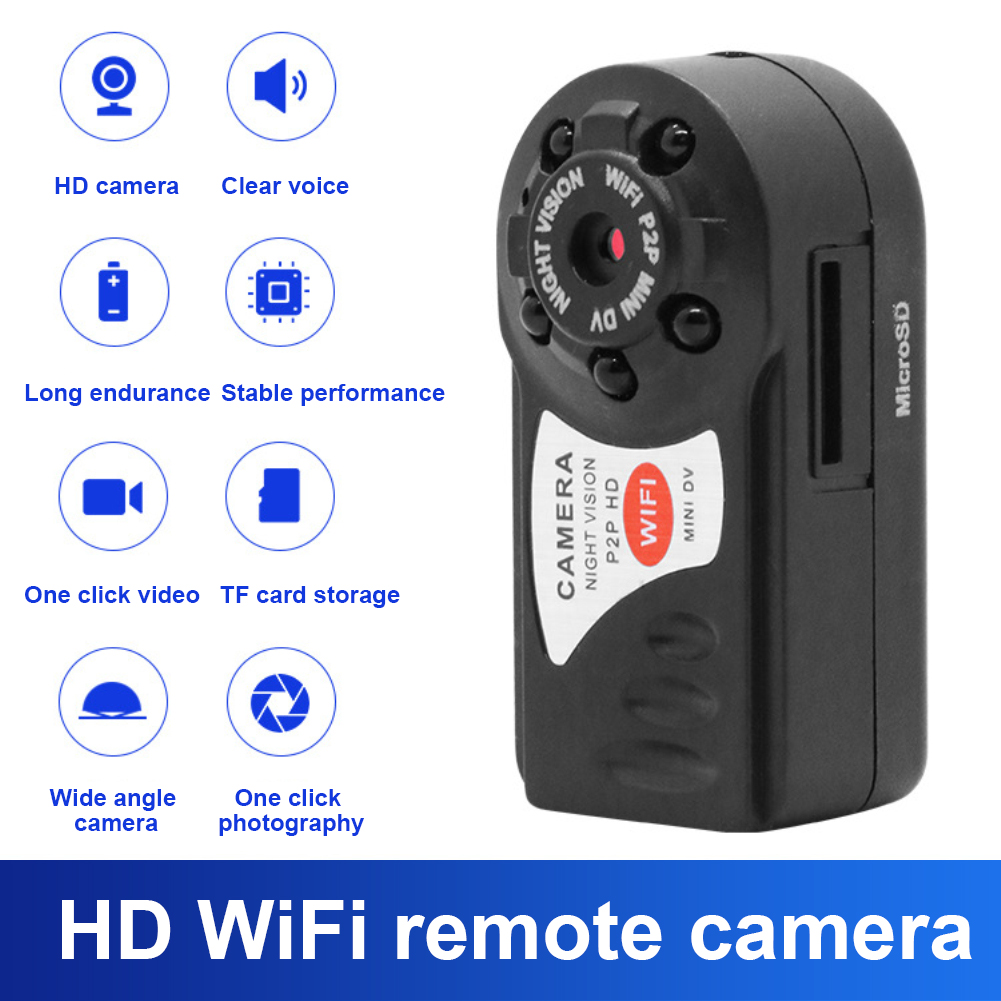 Mini Q7 Camera 1080P Full HD Wifi DV DVR Wireless IP Cam Mini Video ...