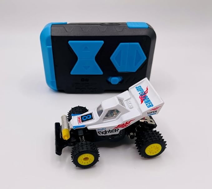 Mini RC Buggy Off-Road 1:64 Scale Upgraded 2.4G 5-Channel 7CM RC Radio ...