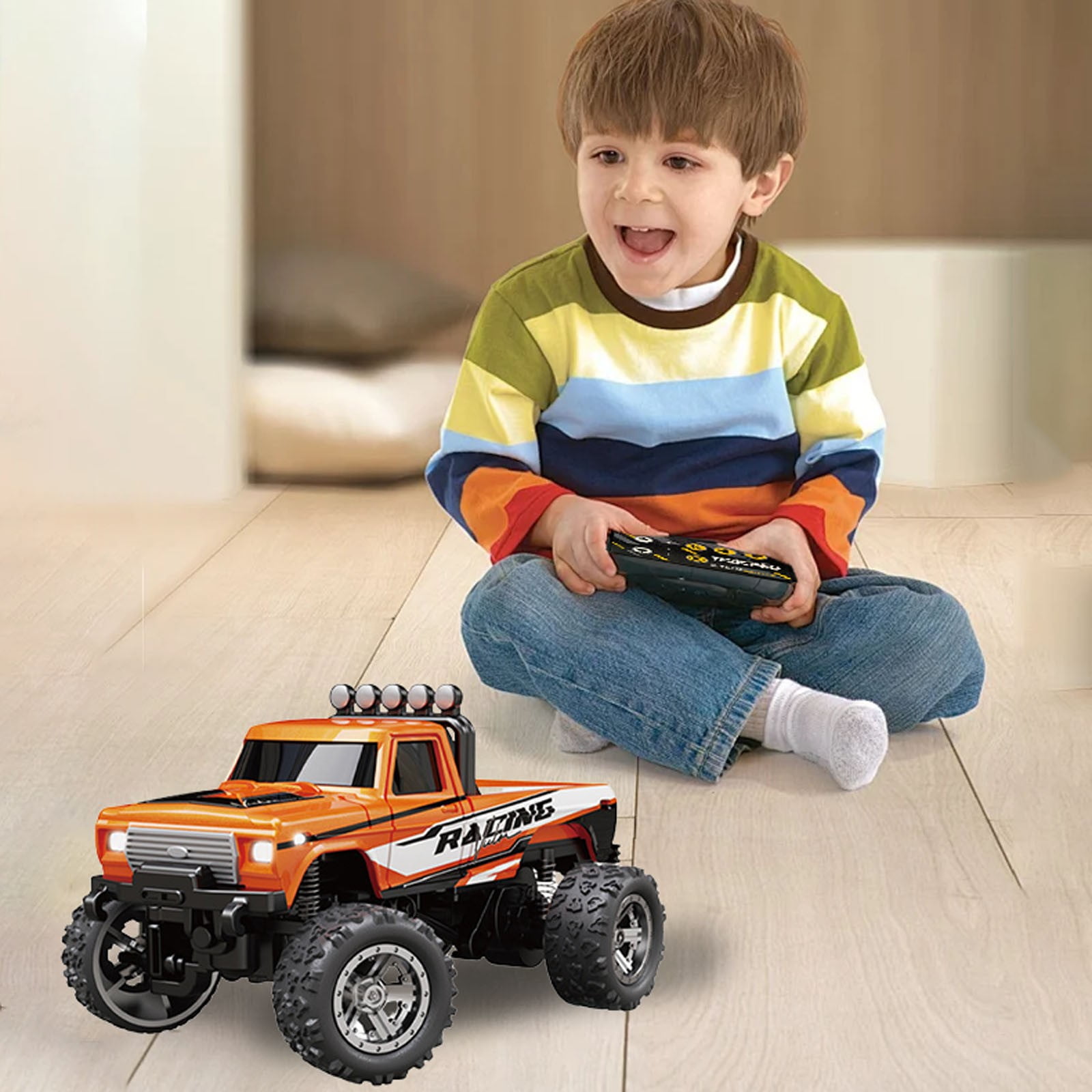 Mini RC Monster Truck | 2025 New 1:64 Scale RC Truck, 2.4GHz Remote ...