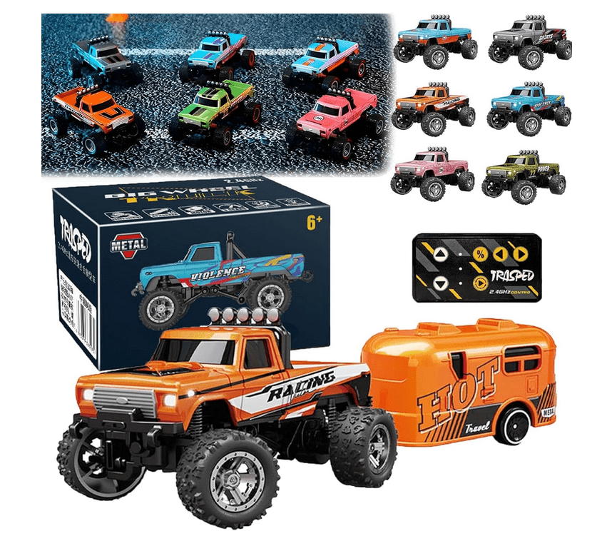 Mini RC Monster Truck, Mini RC Monster Truck USBC Rechargeable ...