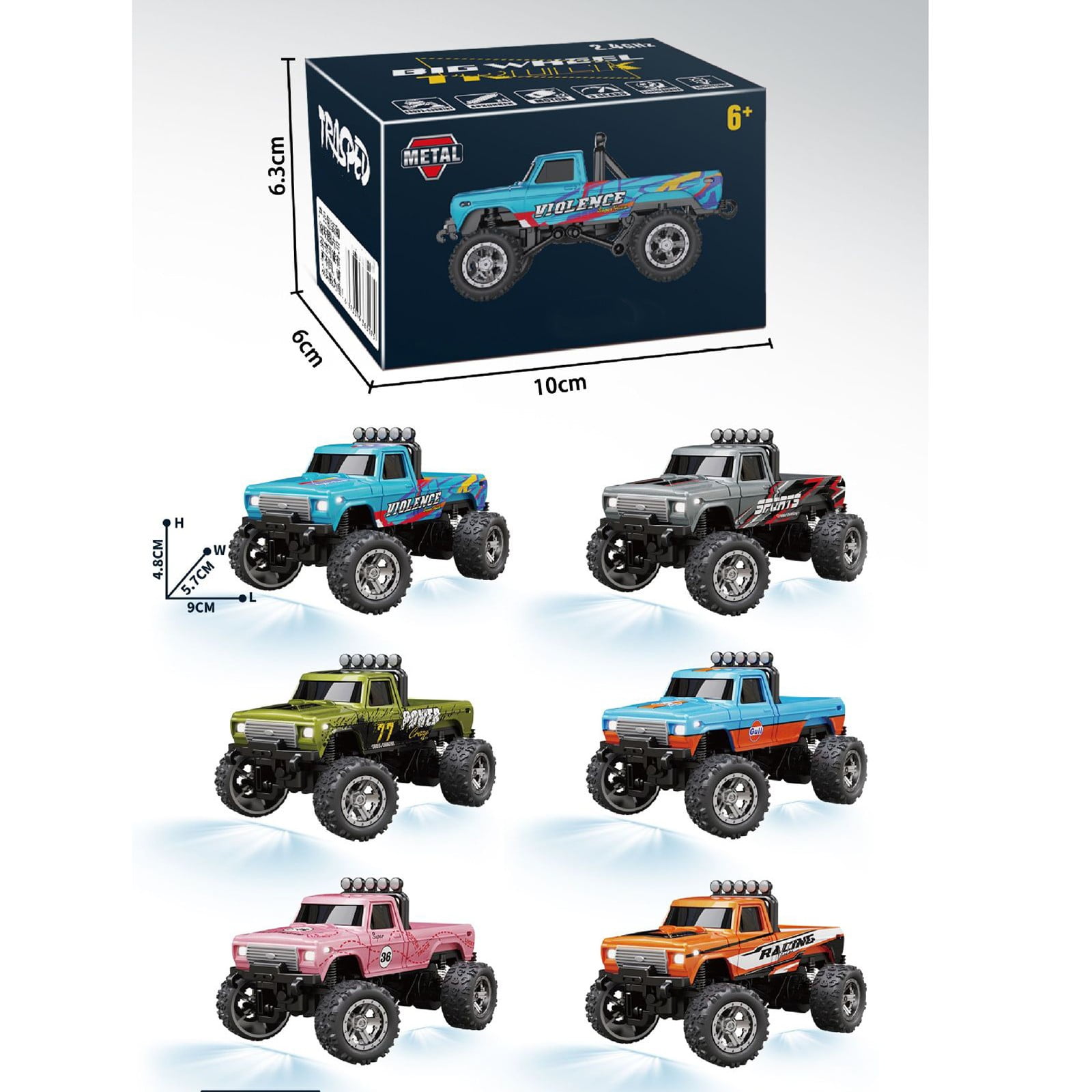 Mini RC Monster Truck, Remote Control Car,Remote Control Truck,RC ...