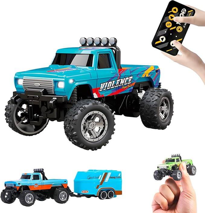 Mini RC Monster Truck,Remote Control Monster Truck, Remote Control Car ...