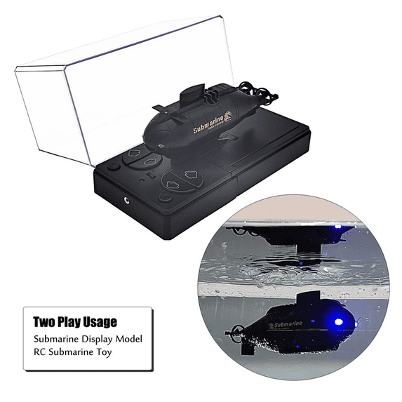 Mini RC Submarine, 6 Channel Remote Control Submarine Toy, Waterproof ...