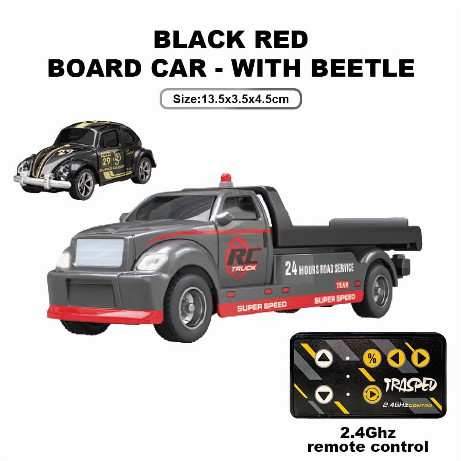 Mini RC Truck,1:64 Scale Car,Remote Control Car with Lights, 2.4Ghz Rc ...