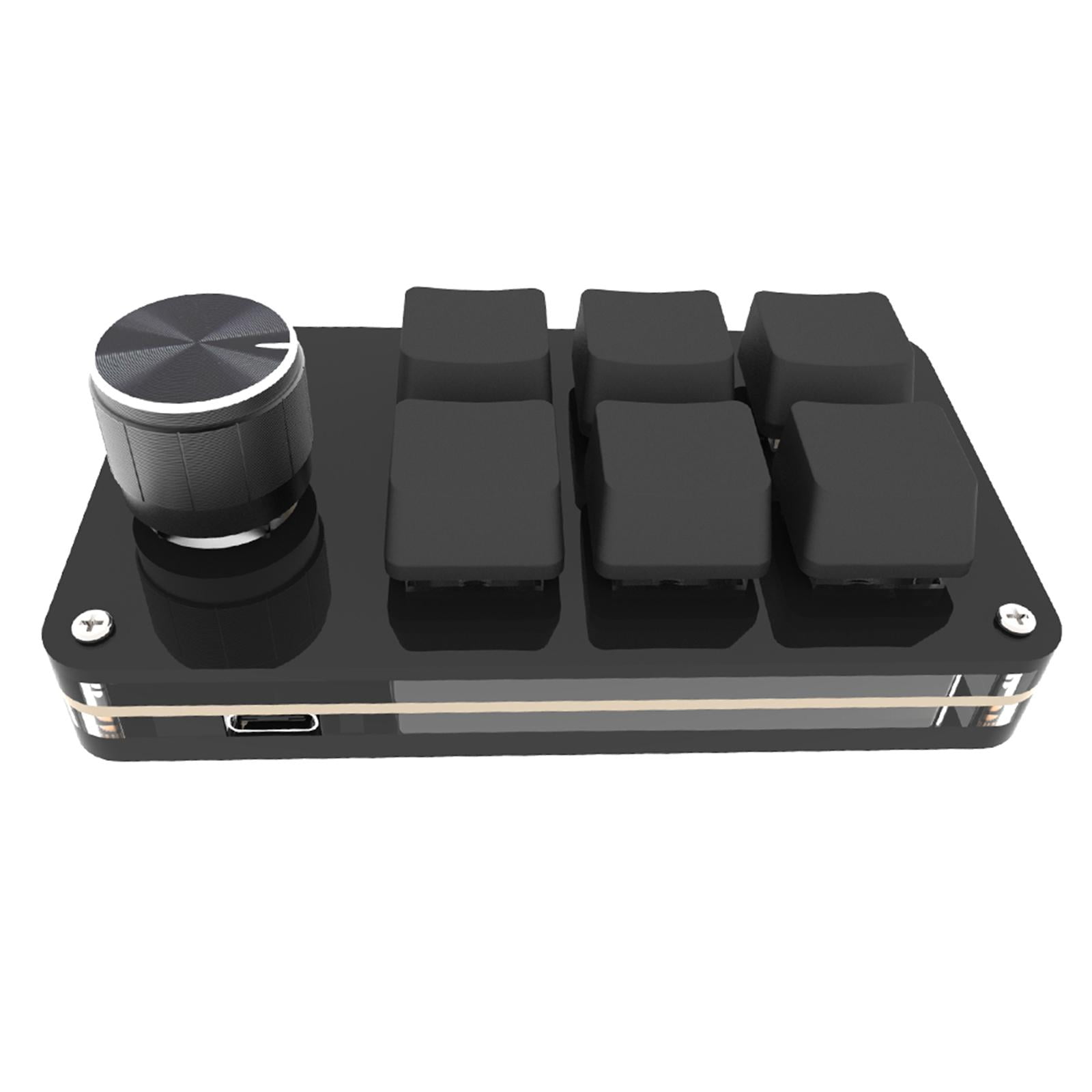 Mini Rgb 6 Key Programming Macro Custom Knob Keyboard Hotswap A0 Game D5m4