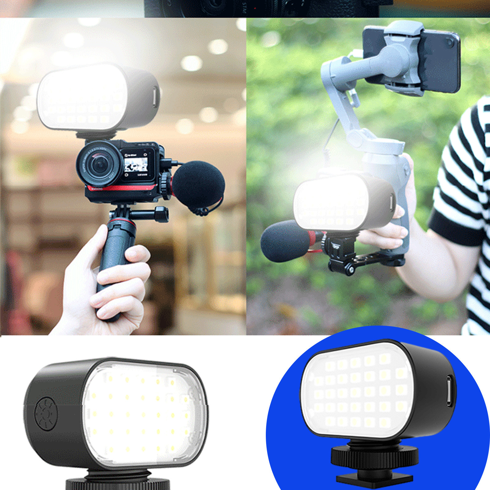 Mini RGB Fills Light, Soft Light LED, Dazzling Color Photography Light ...