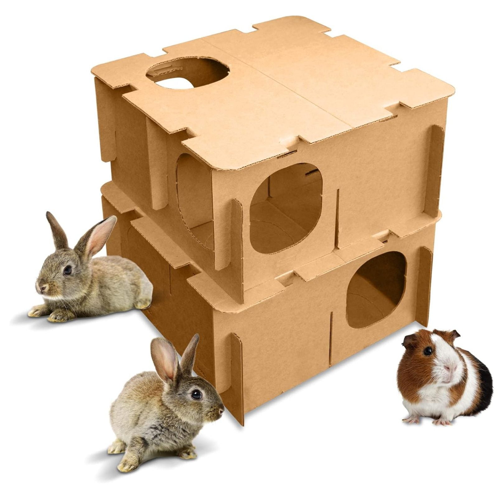 Mini - Rabbit Hideouts & Play Structure for Indoor Bunnies ...