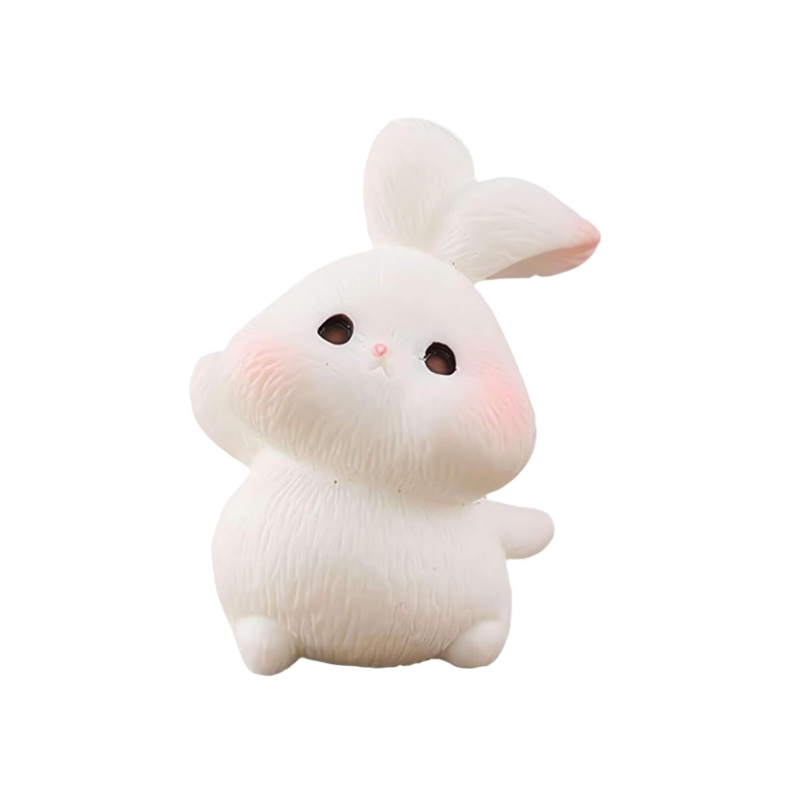 Mini Rabbit Miniauter Resin Rabbit Fairy Small Rabbit Decor Resin ...