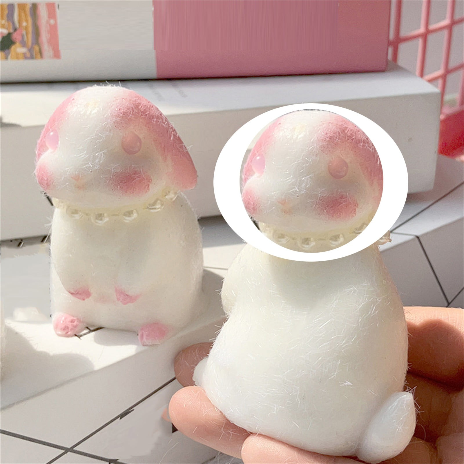 Mini Rabbit-Shaped Squishy Toy & Soft and Cute Silicone Squeezes for ...