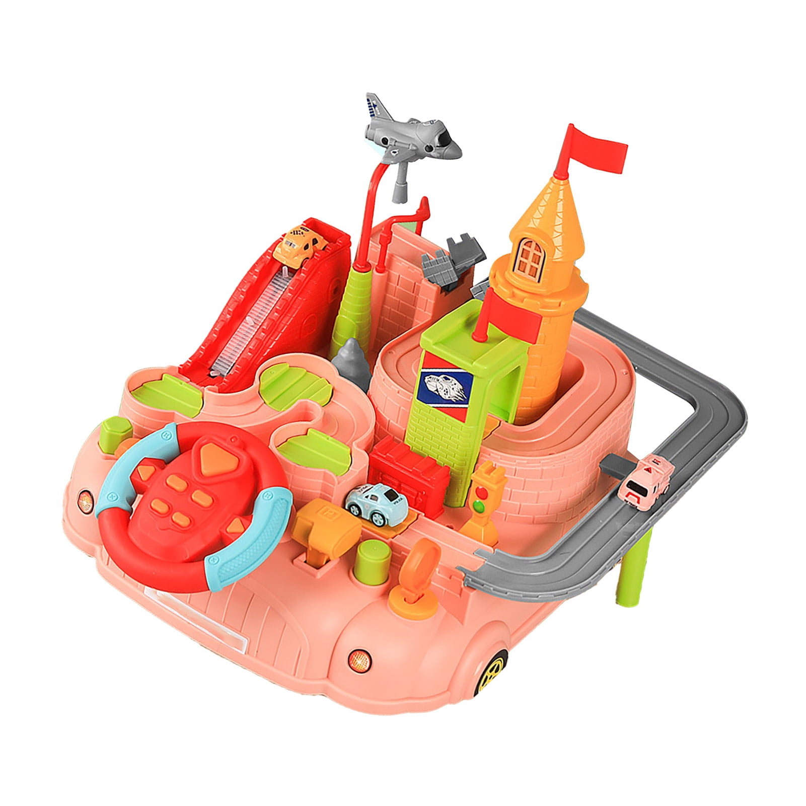 Mini Race Track Toy Inertial Sliding Interactive Educational Children ...