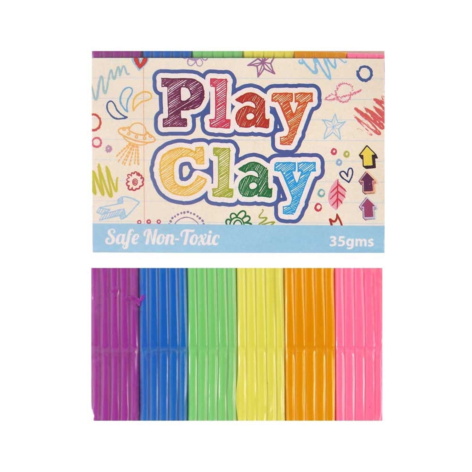Mini Rainbow Modelling Clay (Pack of 6) - Walmart.com