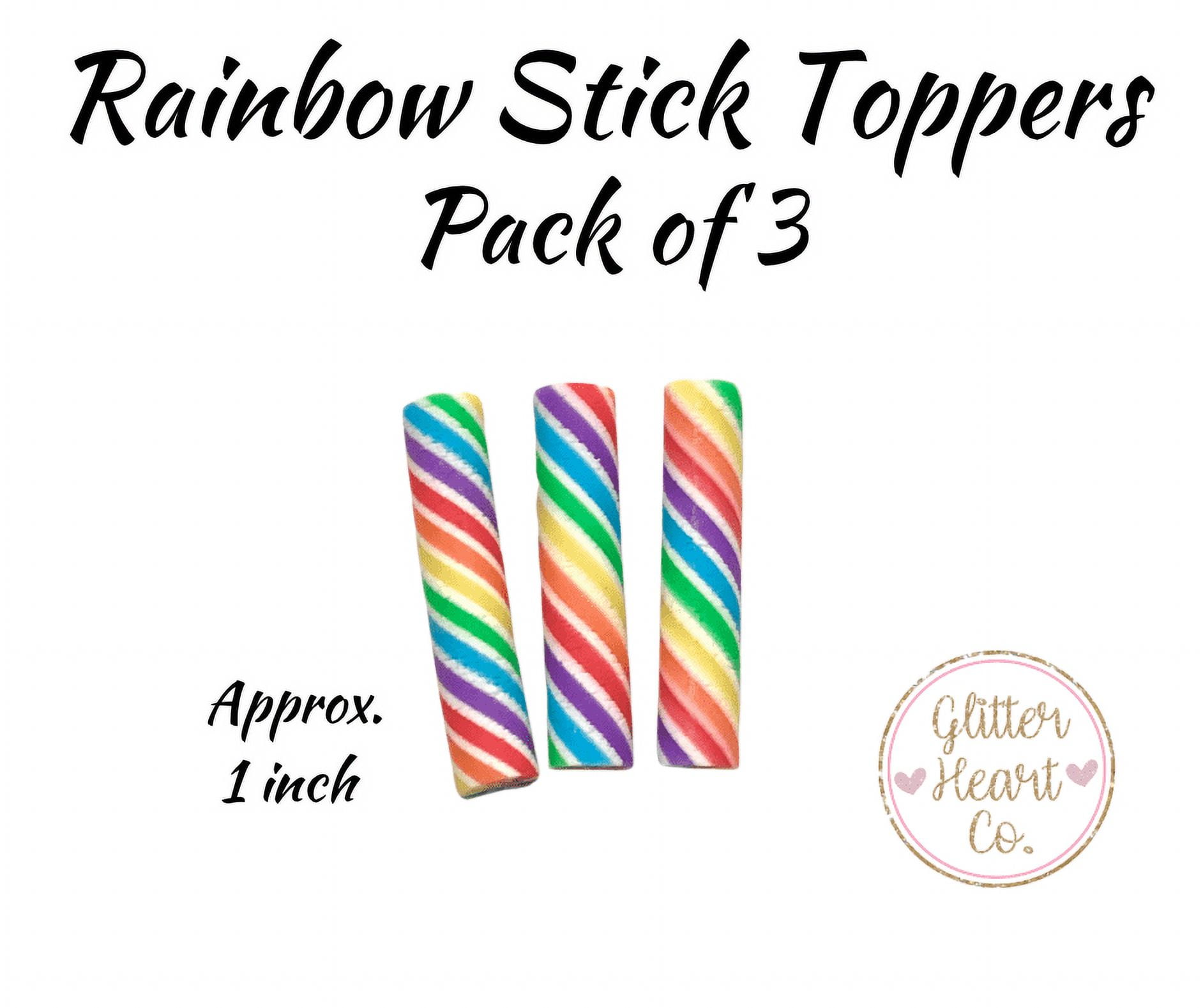 Mini Rainbow Stick Toppers - Walmart.com