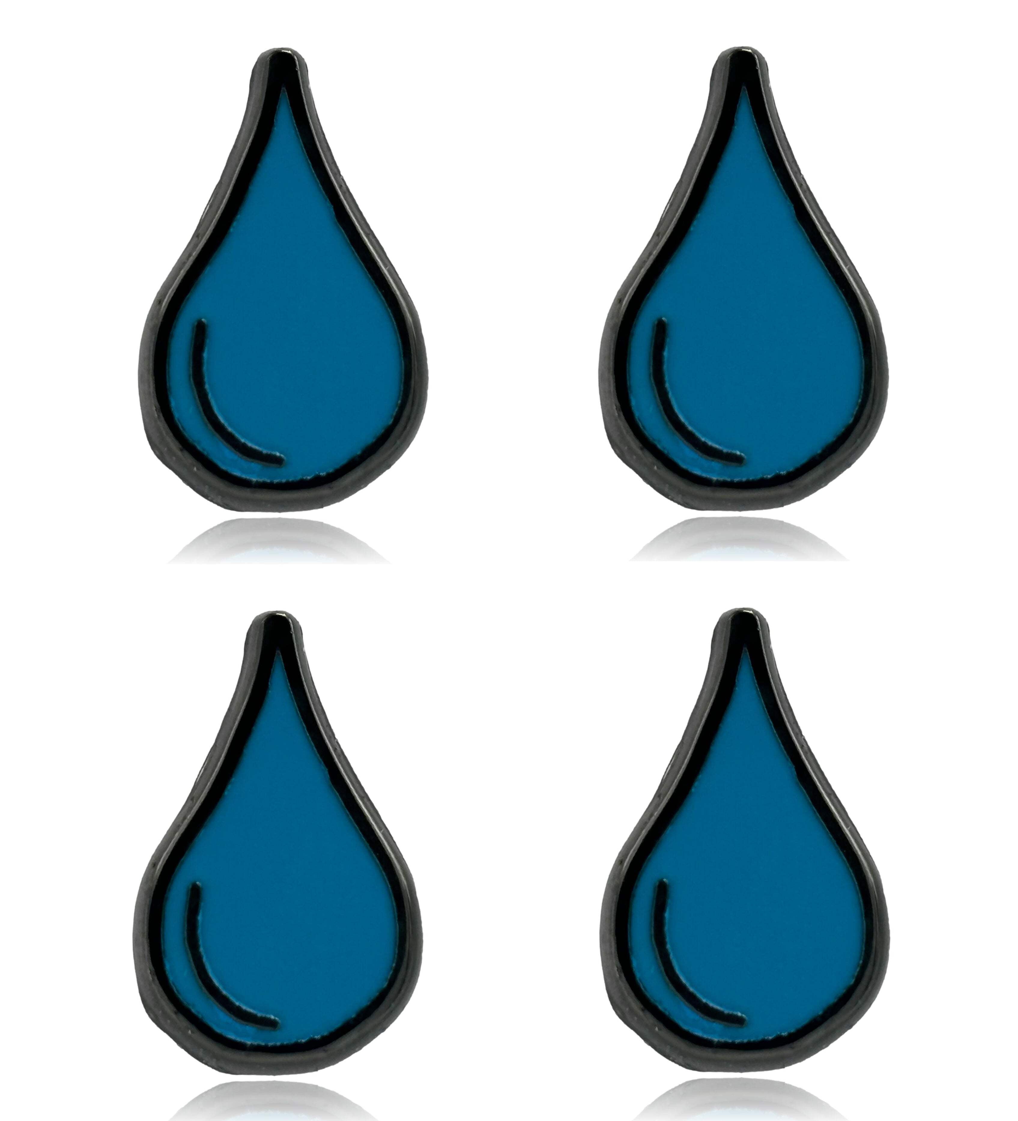 Mini Raindrop Set of 4 Filler Enamel Pins | Clayton Jewelry Labs ...