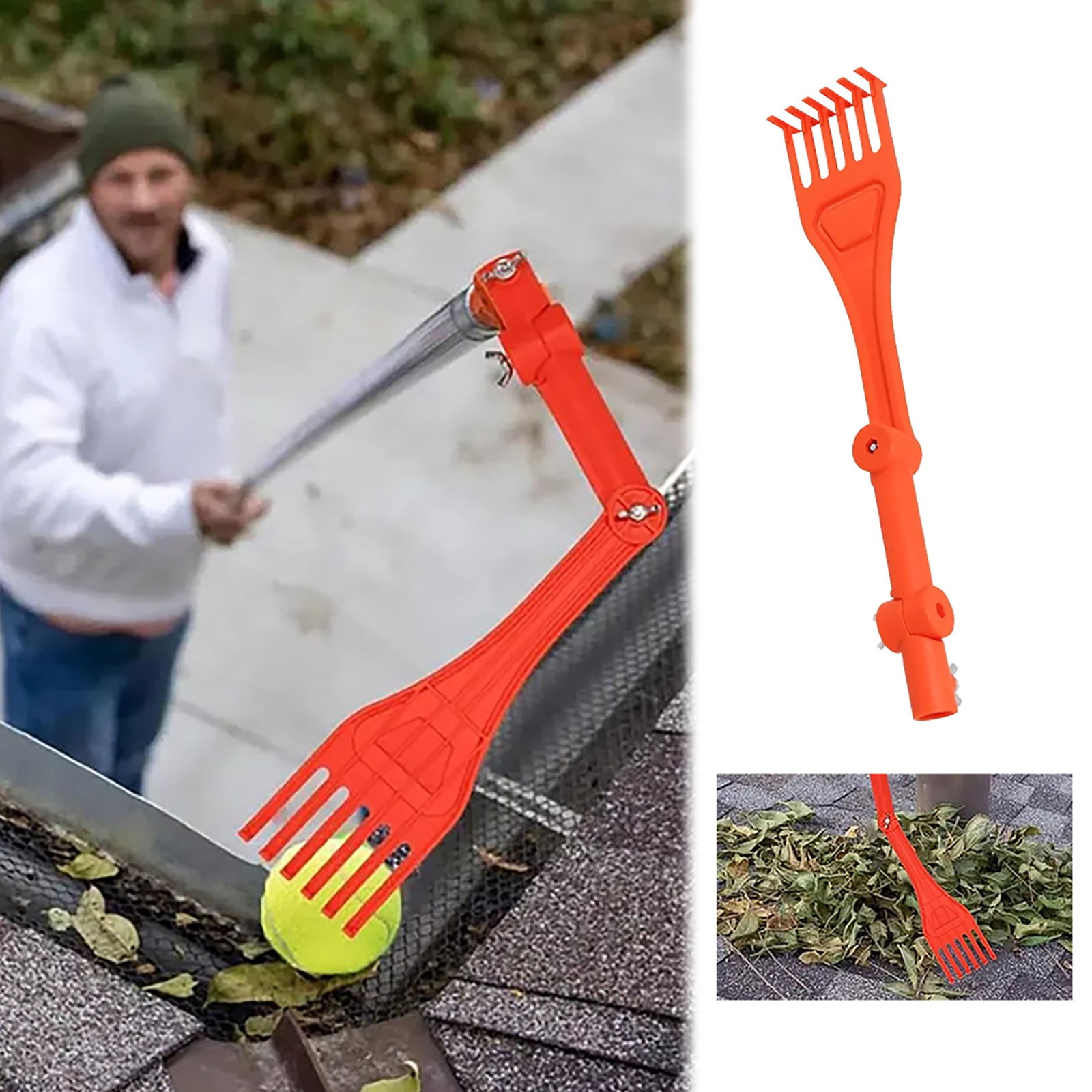 Mini Rake Great For Removing Leaves And Branches From Roofs Gutters And ...