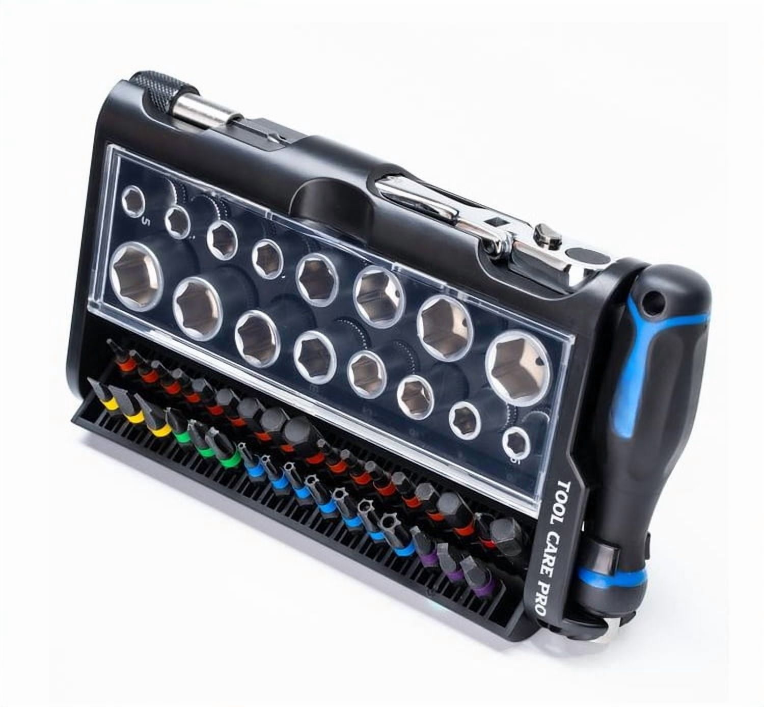 Mini Ratchet Wrench Set - 52pcs with Sockets and Screwdriver Bits mini ...